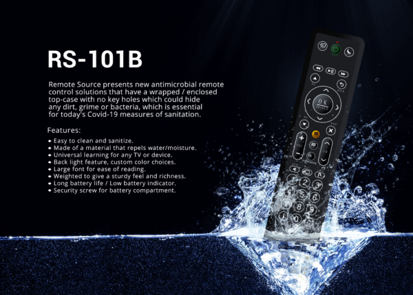 Antimicrobial Remote Controls Now Available - Remote Source
